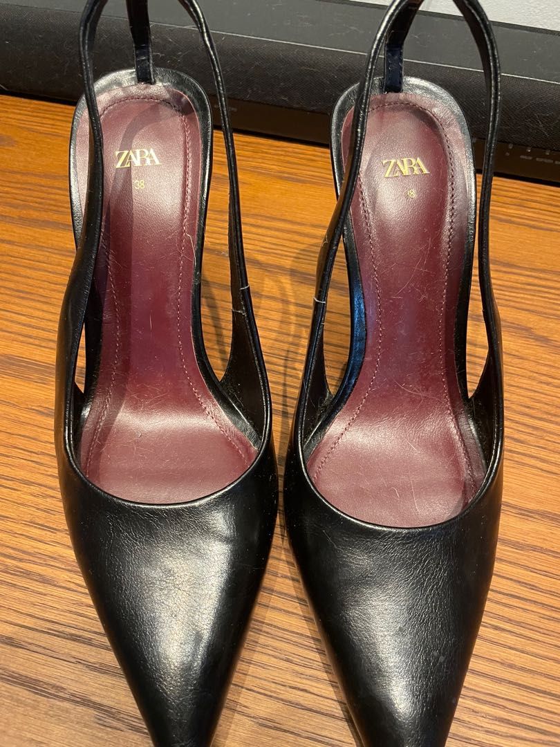 Zara black heels Pre-loved, Women's Fashion, Footwear, Heels on Carousell