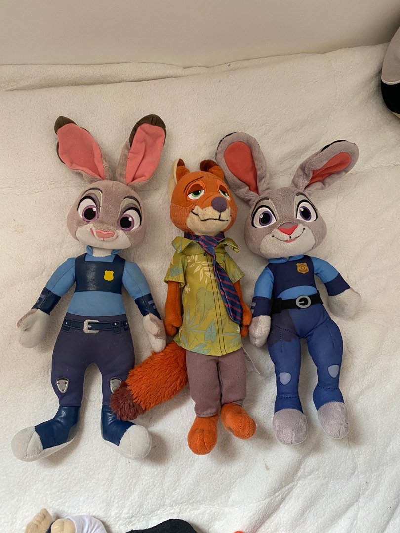 Zootopia Bundle Nick Wilde Officer Judy Hopps Plush Bundle, Hobbies ...