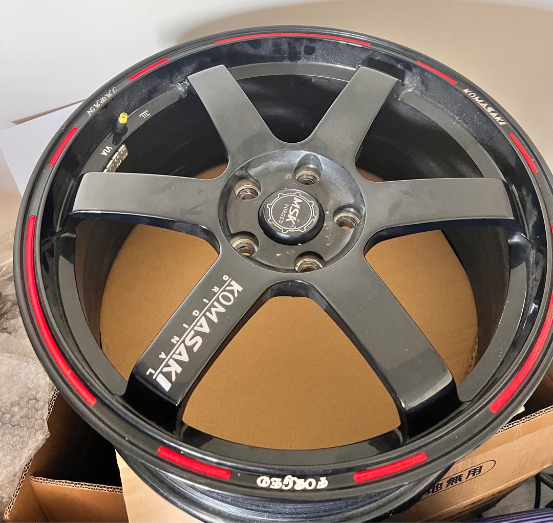 18” inch Komasaki forged rim 5x114.3 5x112 5x113 te37 design volk ...