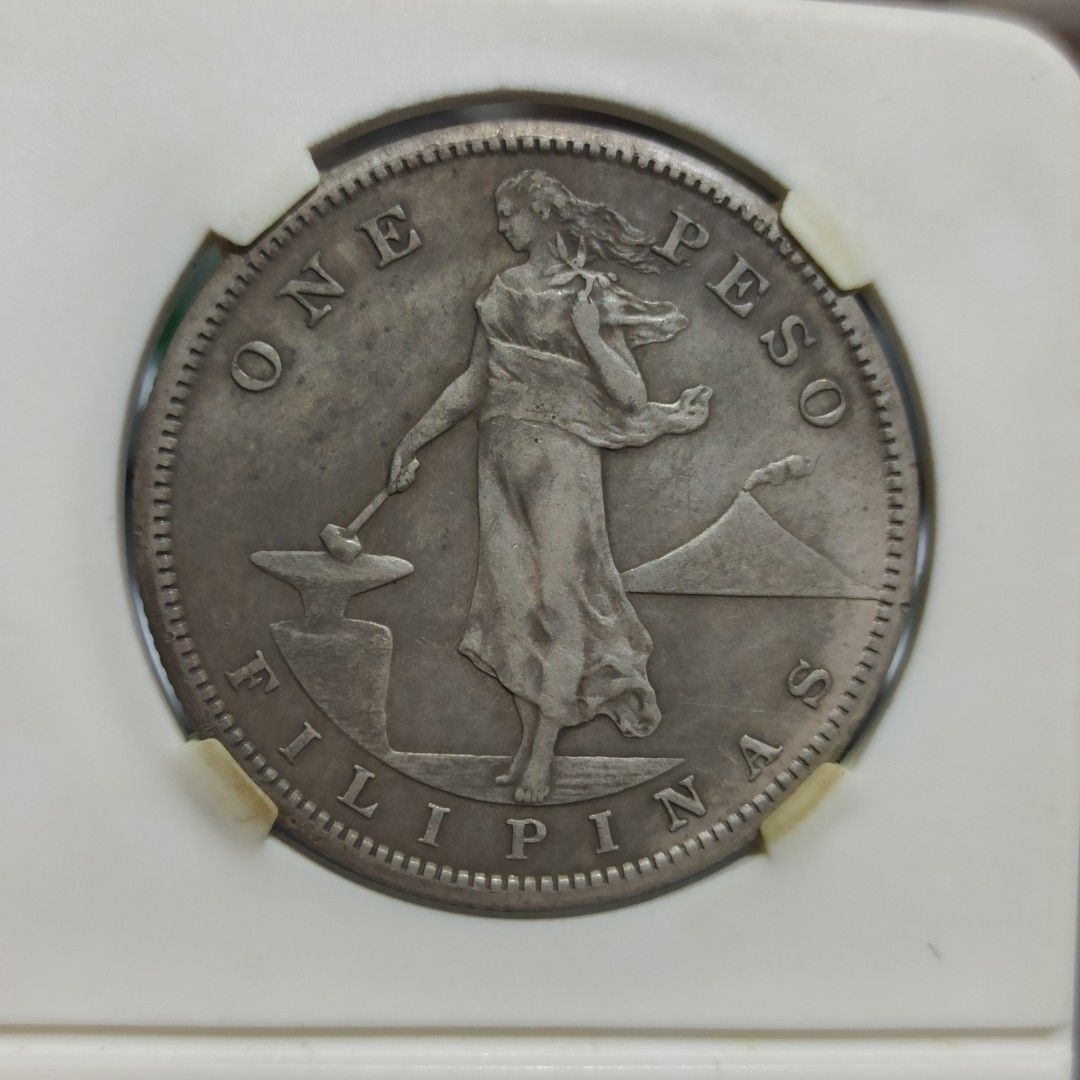1910 USPI ONE PESO LOOKS UNCLEANED, Hobbies & Toys, Memorabilia ...