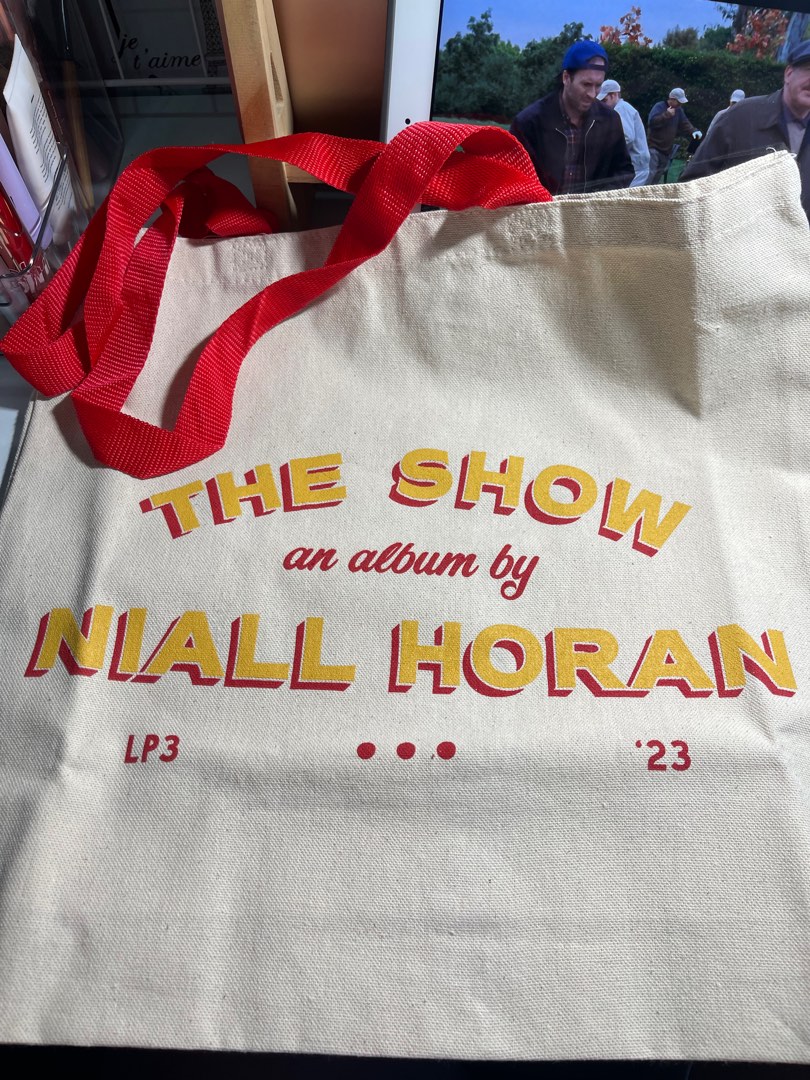 1D One Direction Niall Horan The Show tote bag, Women's Fashion, Bags ...