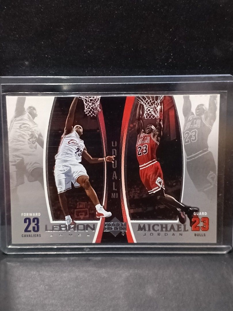 2005 Upper Deck Michael Jordan/LeBron Box LeBron James Jordan #LJMJ8 ...