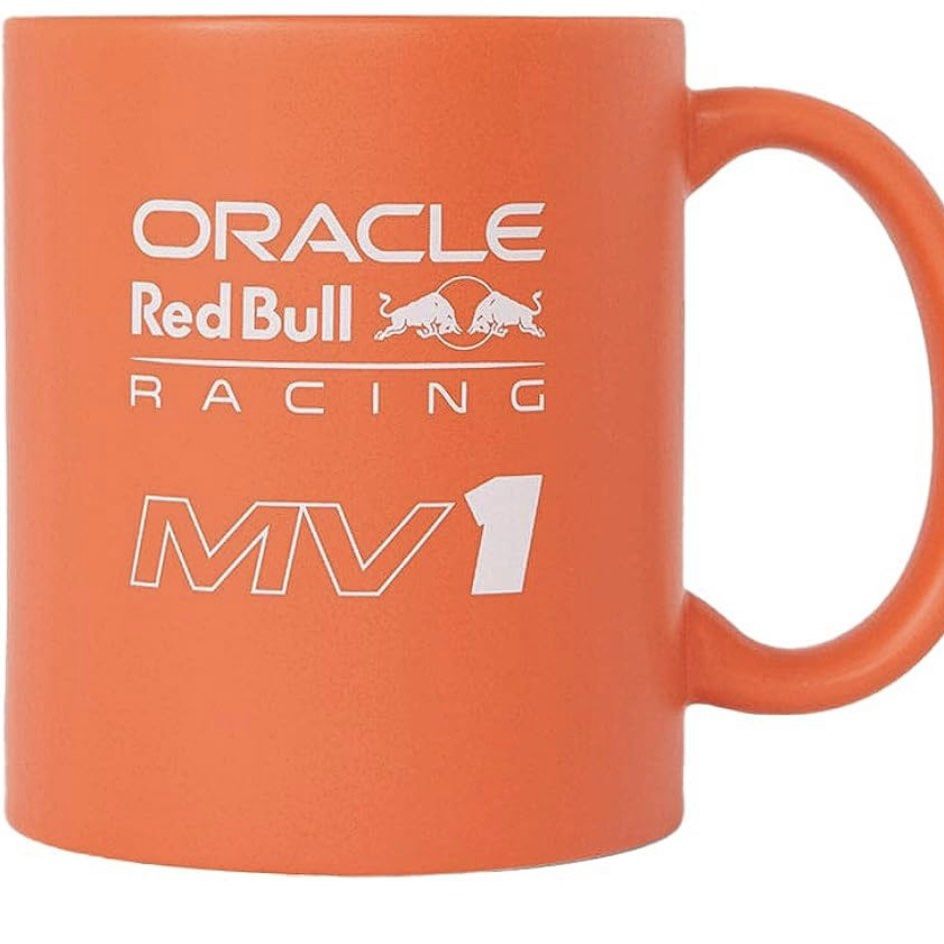 2023 Red Bull Racing Max Verstappen MV1 Orange Mug, Hobbies & Toys ...