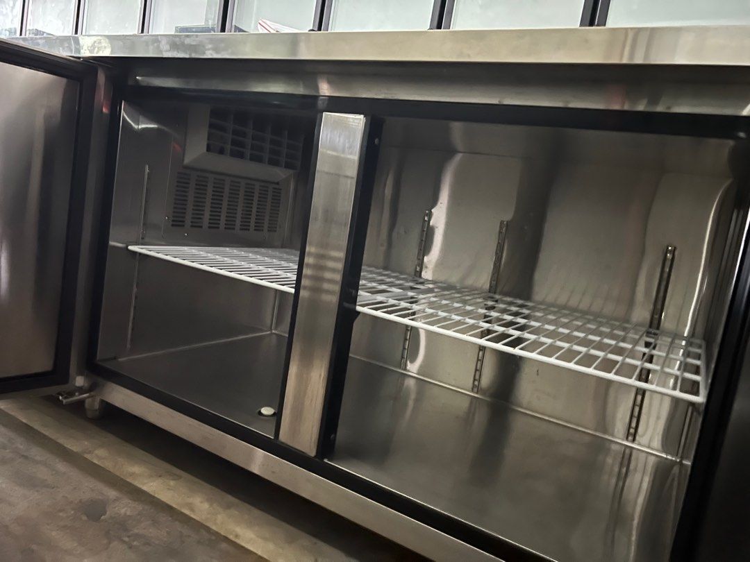 2 Doors Counter Chiller/ Fridge/ Commercial Kitchen equipment, TV ...