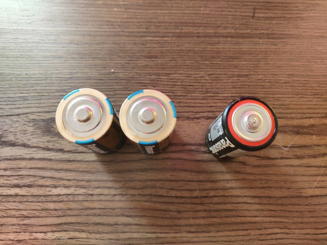 3 Panasonic D type size battery, Computers & Tech, Parts & Accessories ...