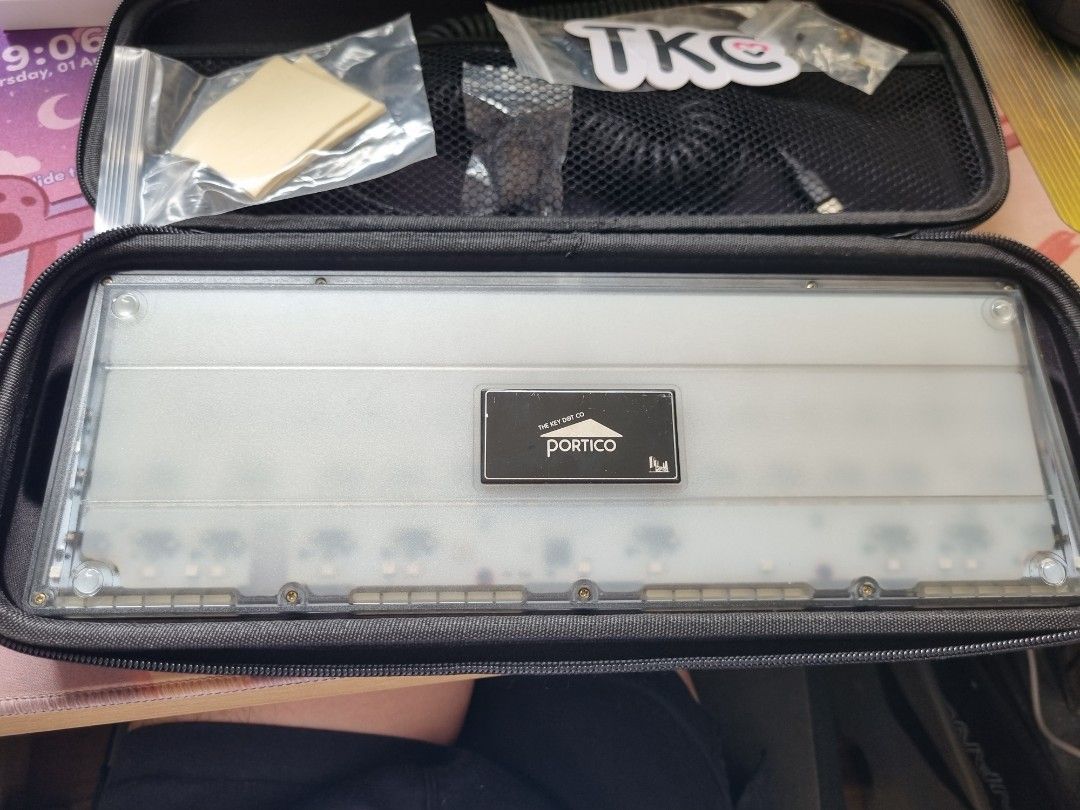 65% TKC Portico Black Smoke, Computers & Tech, Parts & Accessories, Computer Keyboard on Carousell