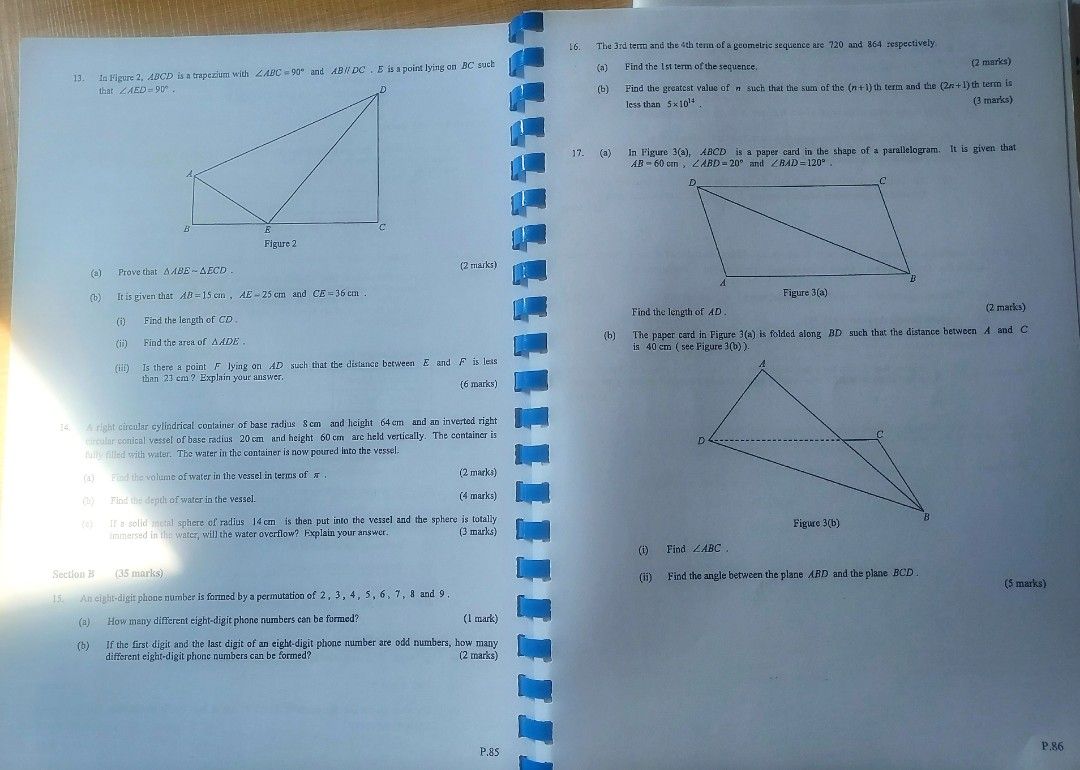 [摘星必備] dse past paper by year 英文版 數學科 maths Mo 2012-2022 with marking ...