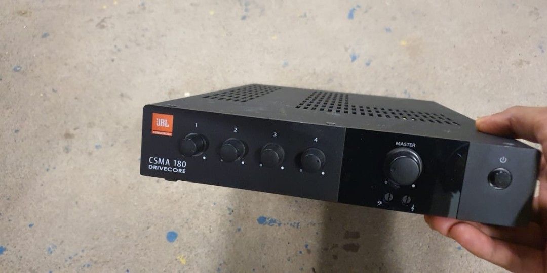 JBL CSMA 180 Commercial Series Mixer/Amplifier, Audio, Soundbars ...