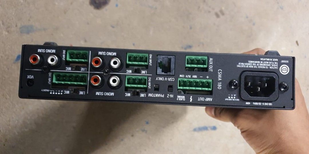 JBL CSMA 180 Commercial Series Mixer/Amplifier, Audio, Soundbars ...