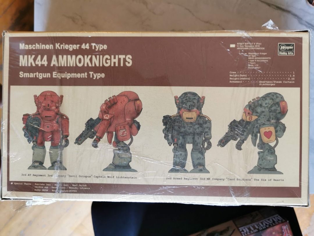 (全新未開) 橫山宏 MA.K ML44 1/20 模型 AMMOKNIGHYTS Samartgun Equipment Type not HG MG Gundam, 興趣及遊戲, 玩具 ...