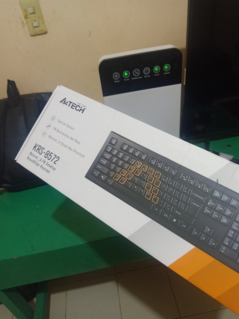 A4 TECH KEYBOARD AND MOUSE, Computers & Tech, Parts & Accessories, Computer Keyboard on Carousell