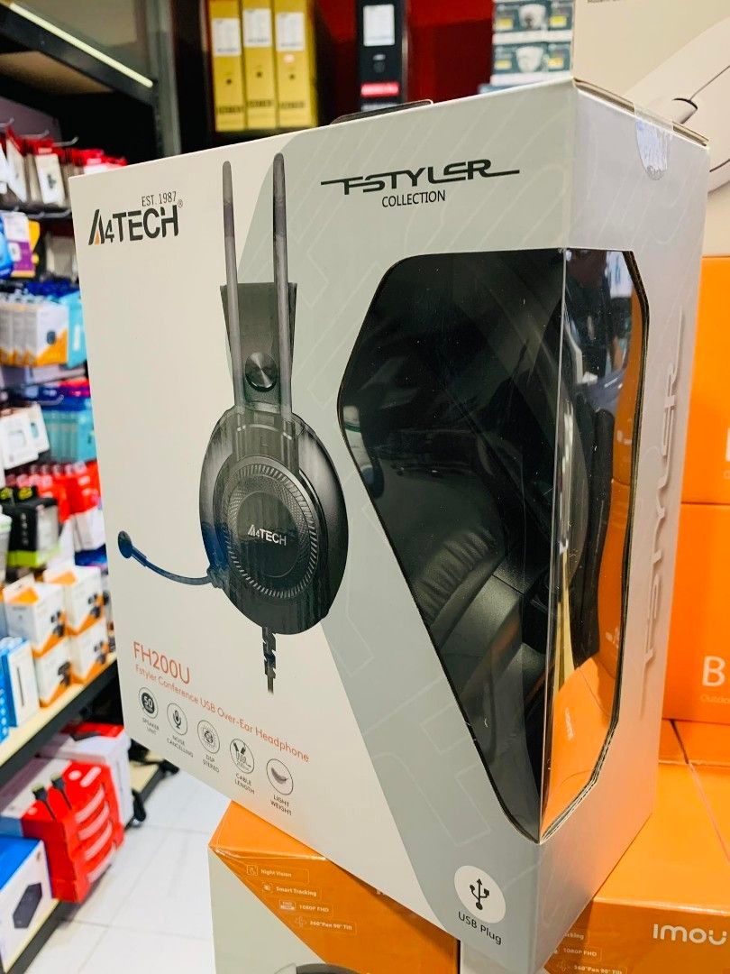 A4Tech Fstyler FH200U Conference Over-Ear Headphone with Noise ...