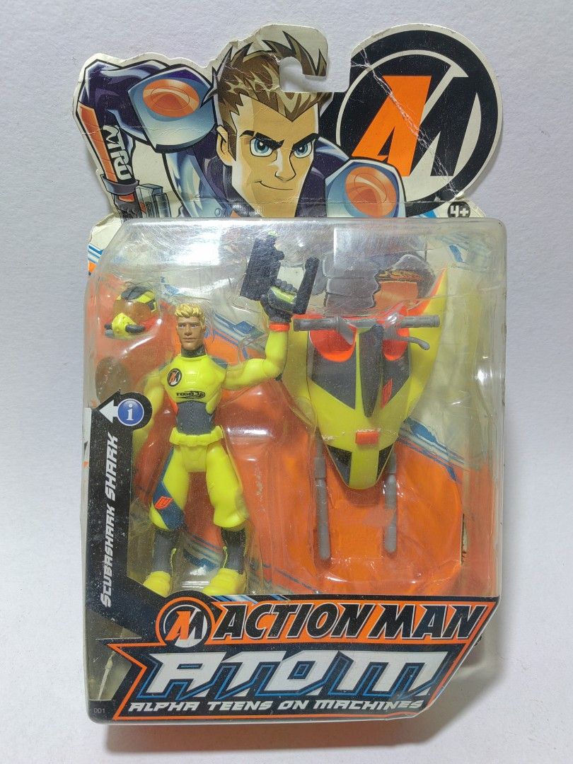 Action Man Scubashark A.T.O.M. Alpha Teens on Machines Action Man ATOM, Hobbies & Toys, Toys ...