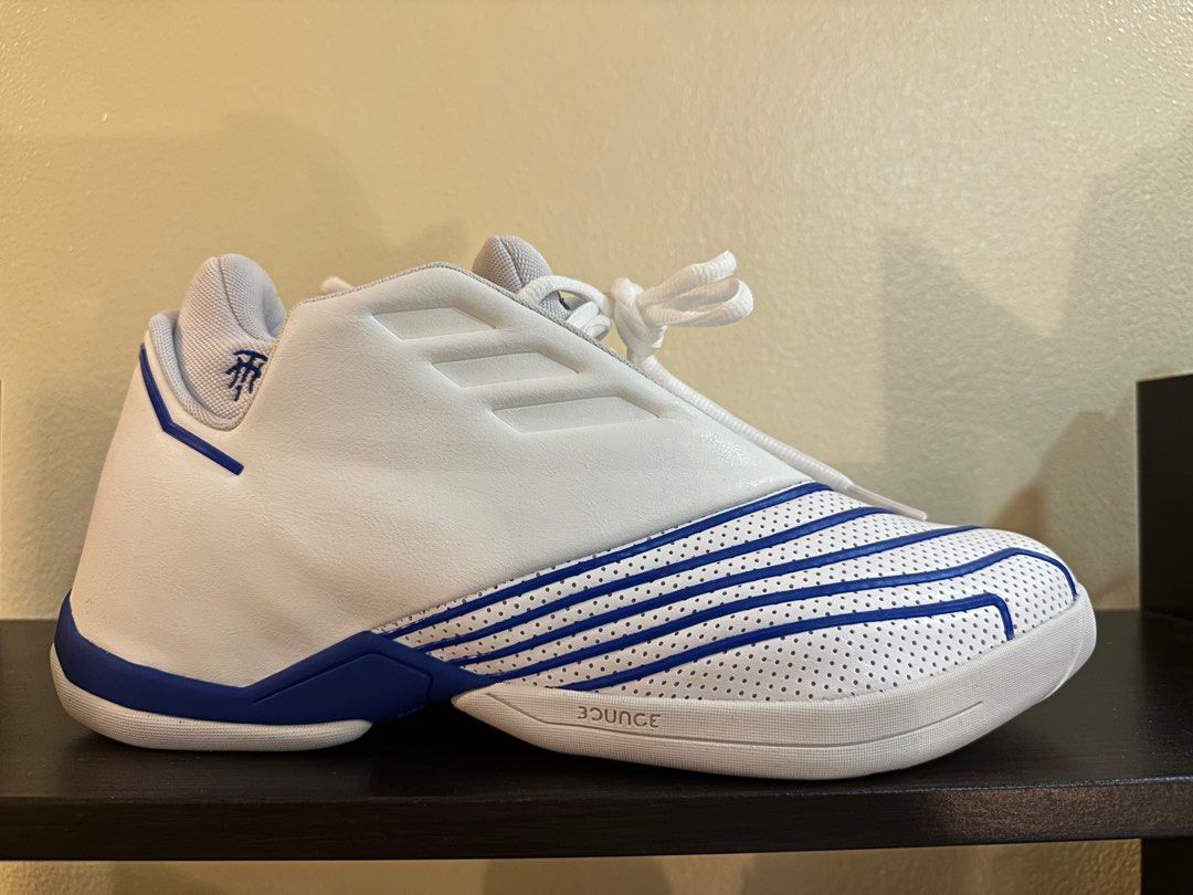 adidas T-Mac 2.0 Restomod Evo White Royal Blue, Men's Fashion, Footwear ...