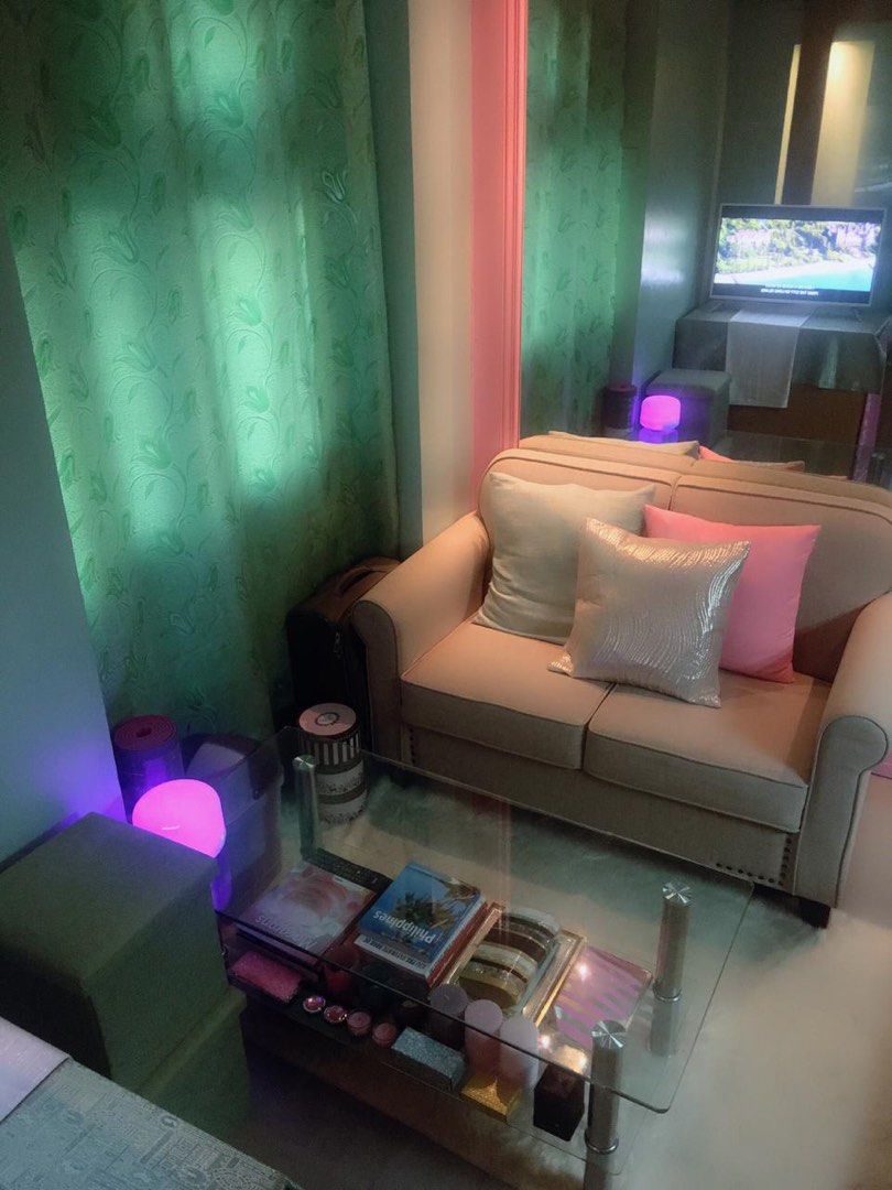 pink cozy condo Antel spa residences serenity suites makati, Property ...