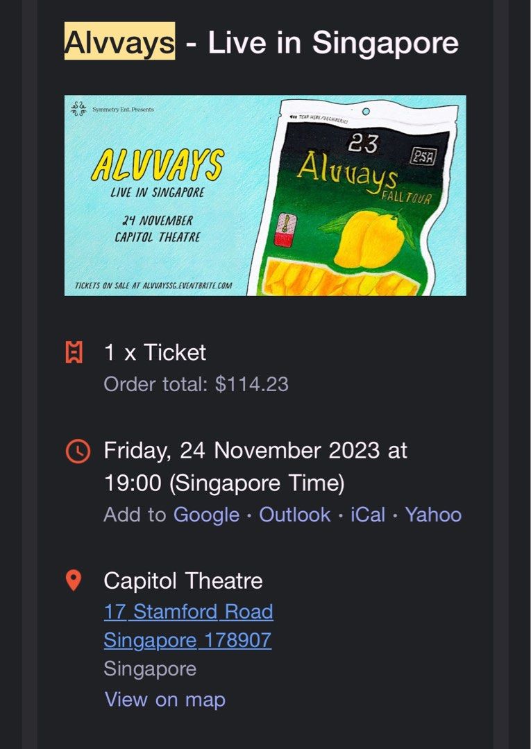 Alvvays Standing Pit, Tickets & Vouchers, Event Tickets on Carousell