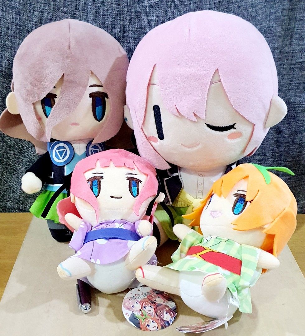 Anime Quintessential Quintuplets Ichika Miku Nino Shoji Yukata Nakano ...