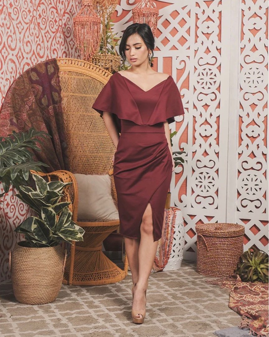 Apartment Eight Clothing Piefer Dress in Ox Blood, Women's Fashion ...