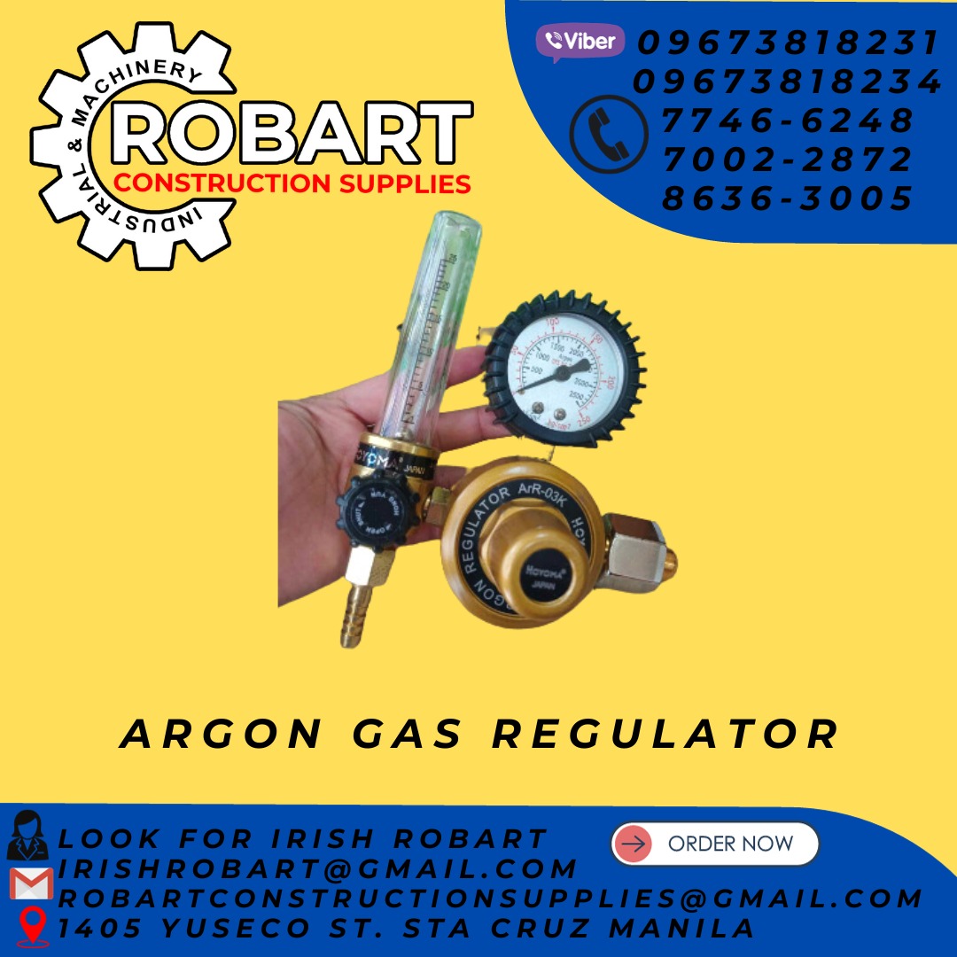 Argon Gas Regulator, Commercial & Industrial, Construction Tools ...
