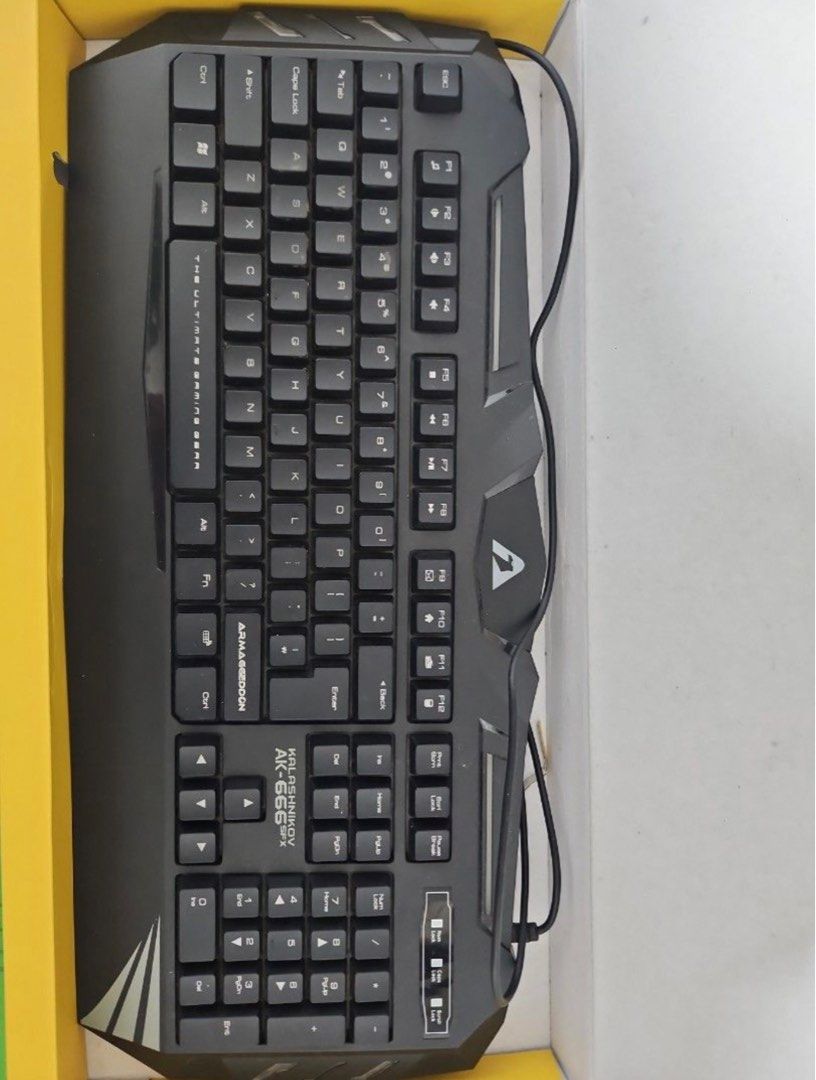 Armageddon kalashnikov AK-666SFX gaming keyboard, Computers & Tech ...