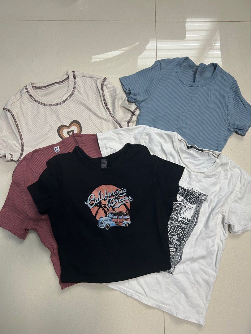 assorted tops, Women's Fashion, Tops, Shirts on Carousell