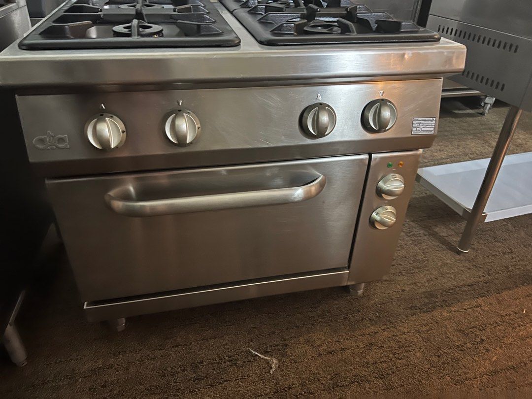 ATA 4 Open Burner with Oven lpg&3phase, TV & Home Appliances, Kitchen ...