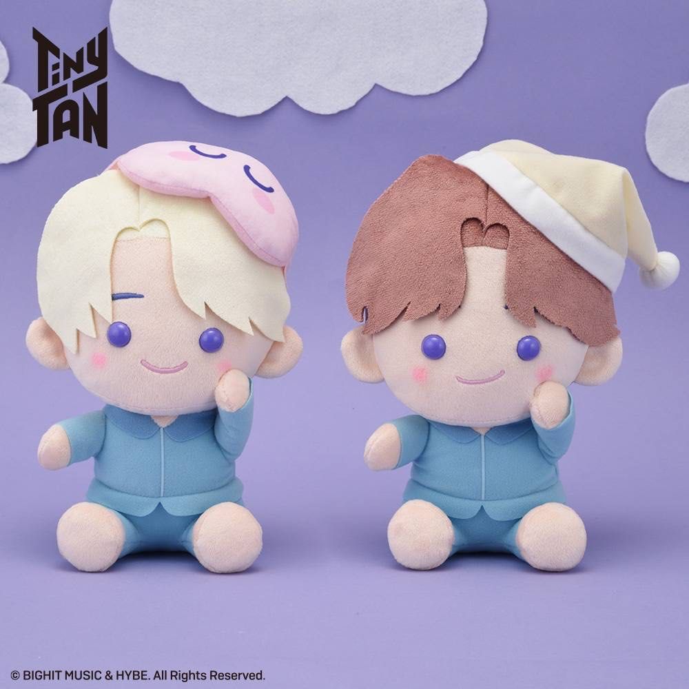 Authentic Tinytan Bangtan boys bts Hand Shy Kawaii Cute sleeping good night sweet dreams series ...