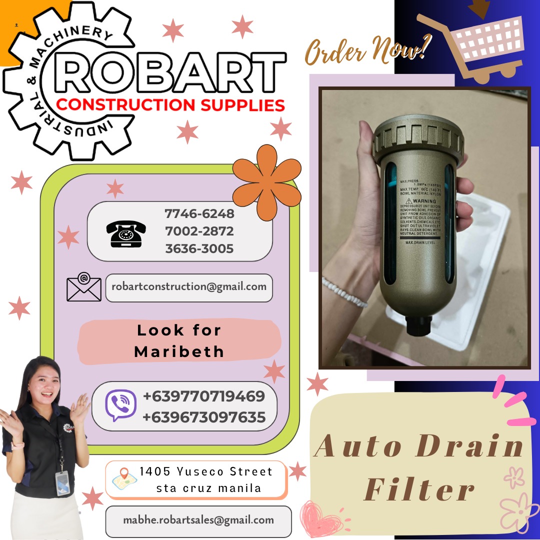 Auto Drain Filter, Commercial & Industrial, Construction Tools ...