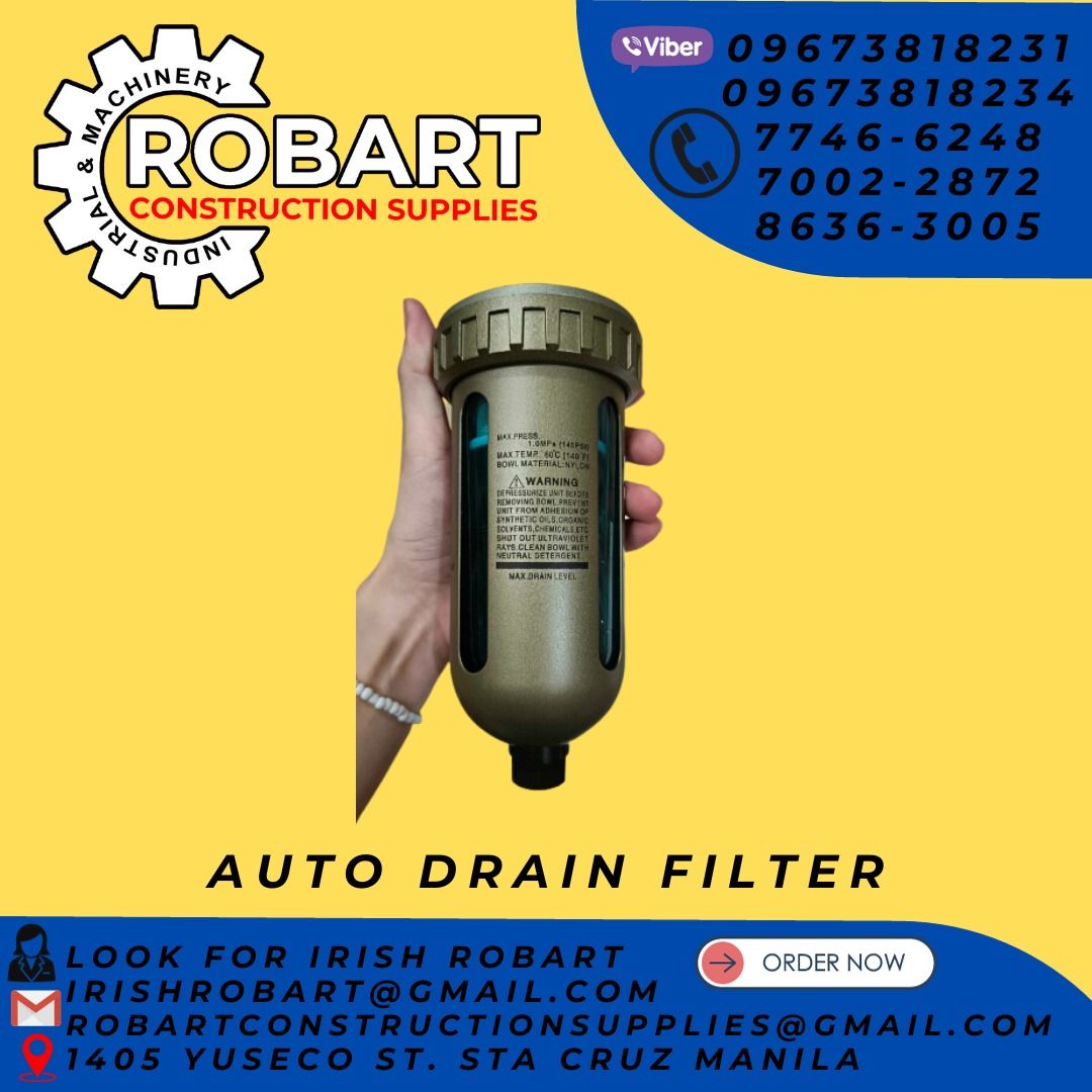 Auto Drain Filter, Commercial & Industrial, Construction Tools ...