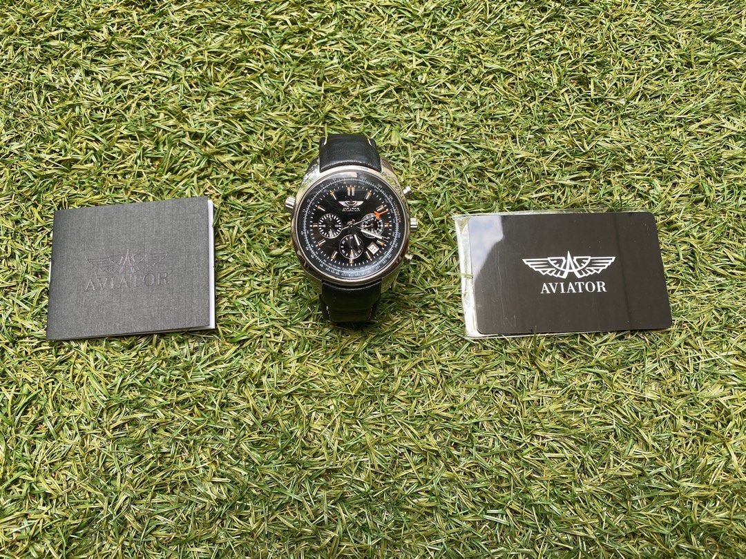 Aviator Chrono Watch, Men's Fashion, Watches & Accessories, Watches on ...