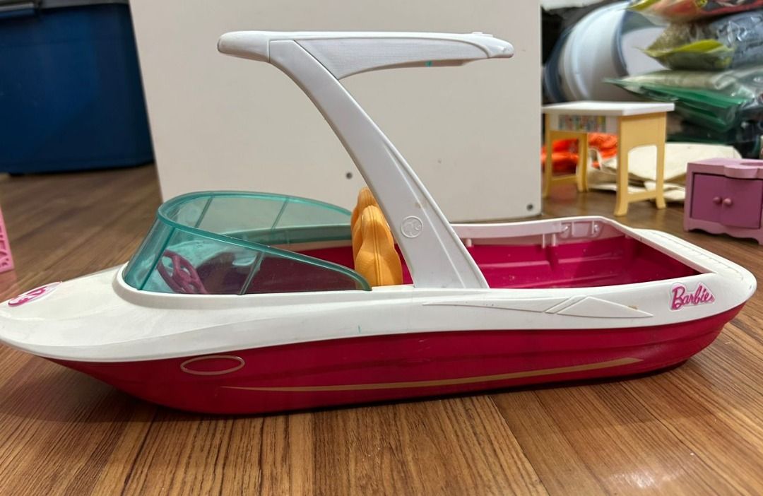 Barbie Boat, Hobbies & Toys, Toys & Games on Carousell