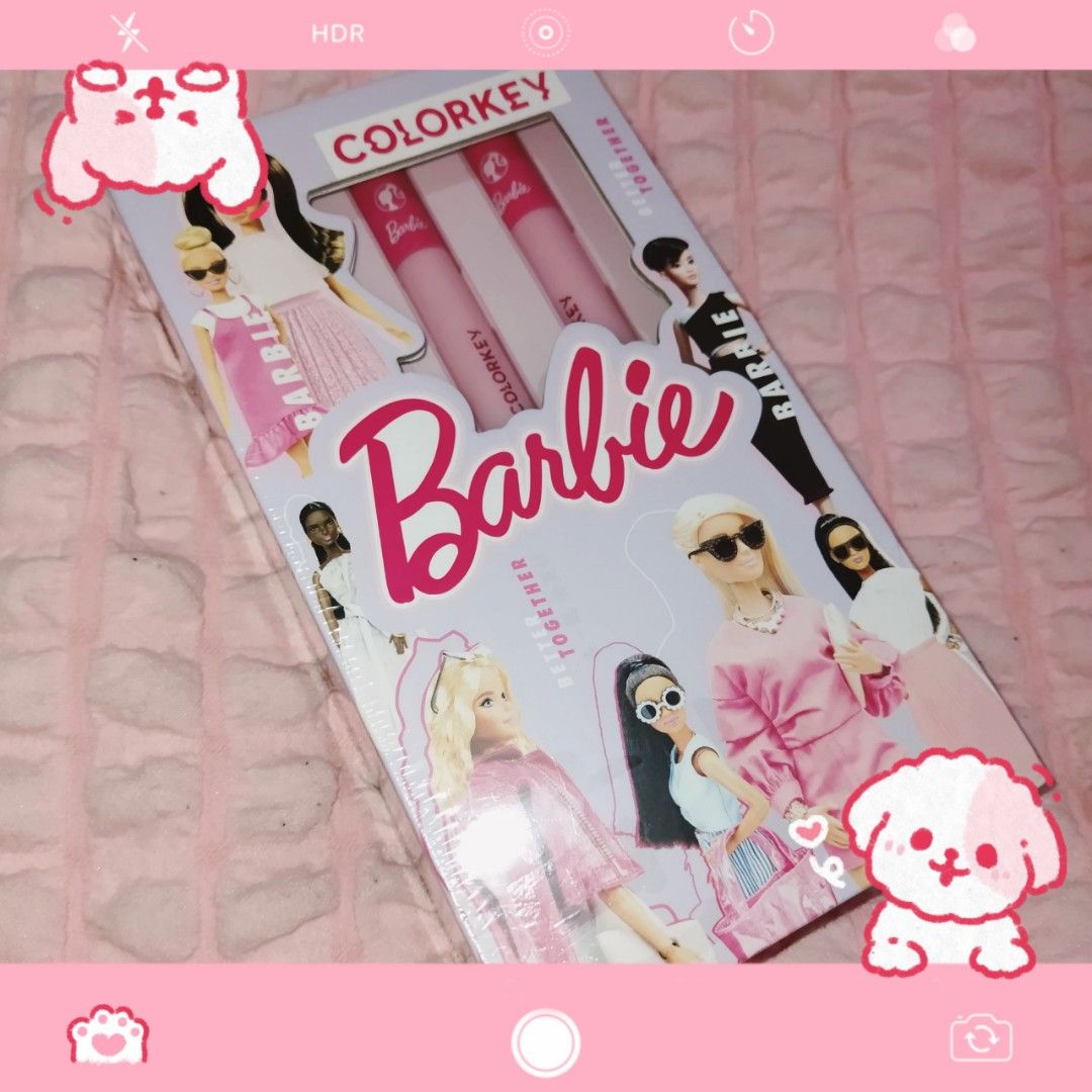 Barbie Colorkey Collab Lipgloss Lipvelvet Tints, Beauty & Personal Care ...