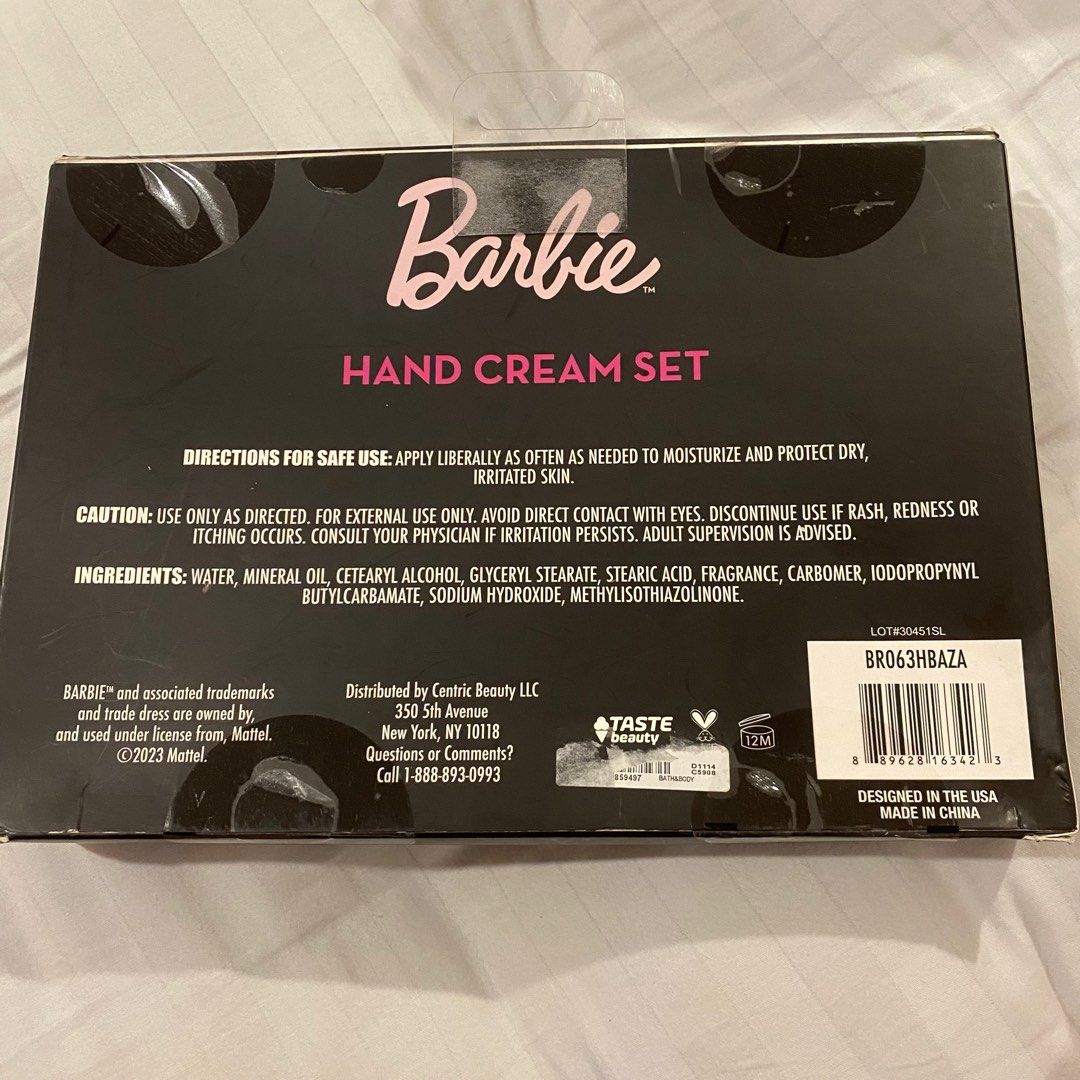 Barbie Handcream, Beauty & Personal Care, Bath & Body, Body Care on ...