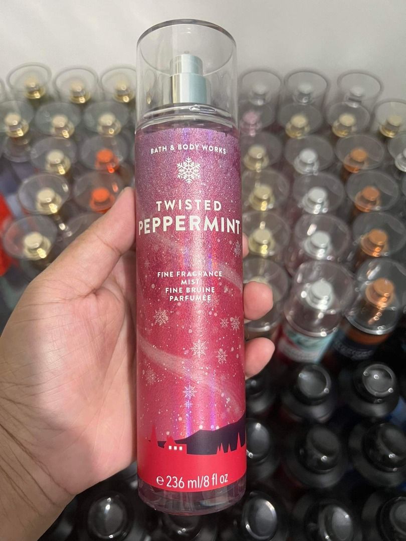 Bath & Body Works Twisted Peppermint, Beauty & Personal Care, Fragrance ...