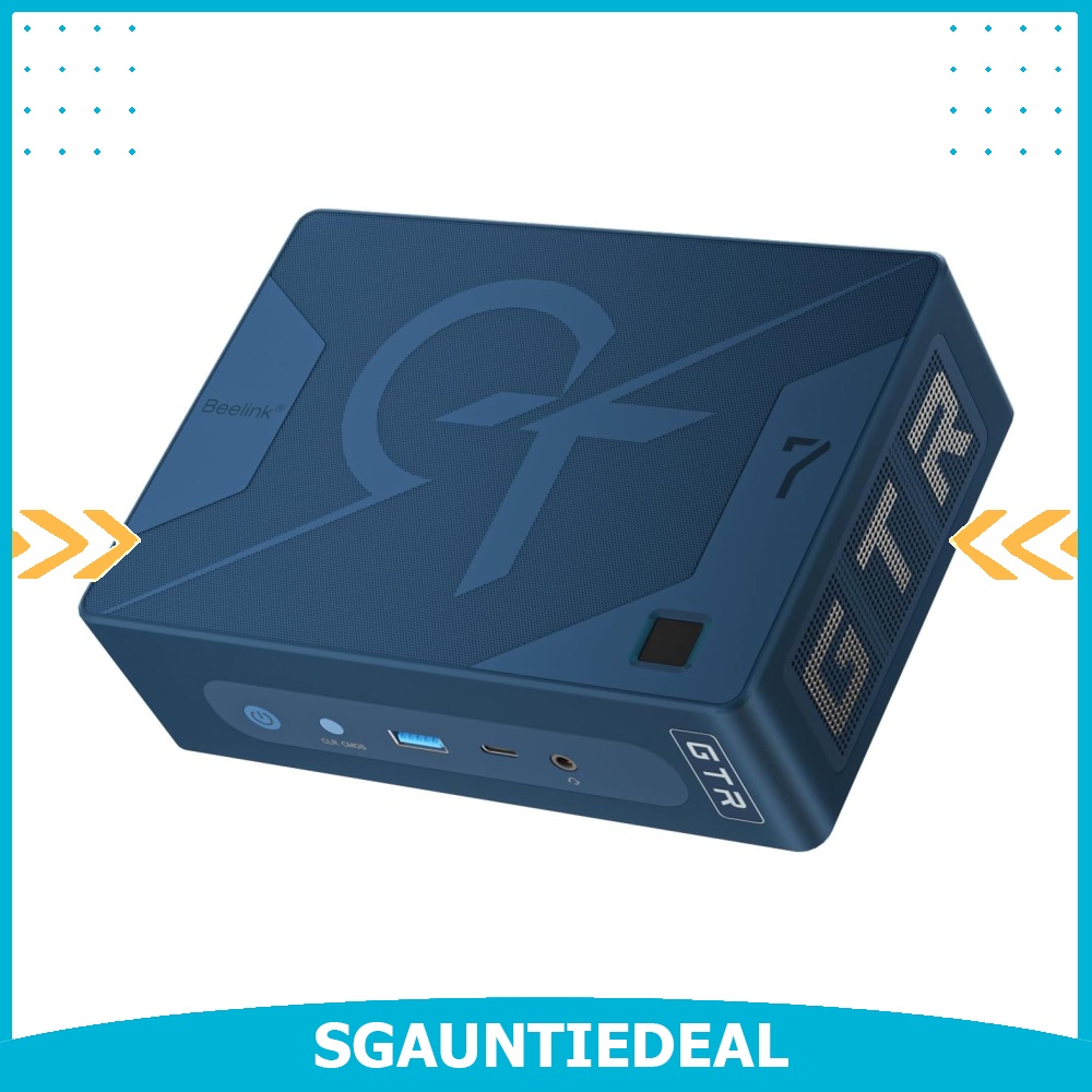 Beelink GTR7 Mini PC, AMD Ryzen 7 7840HS(8C/16T up to 5.1GHz), AMD ...