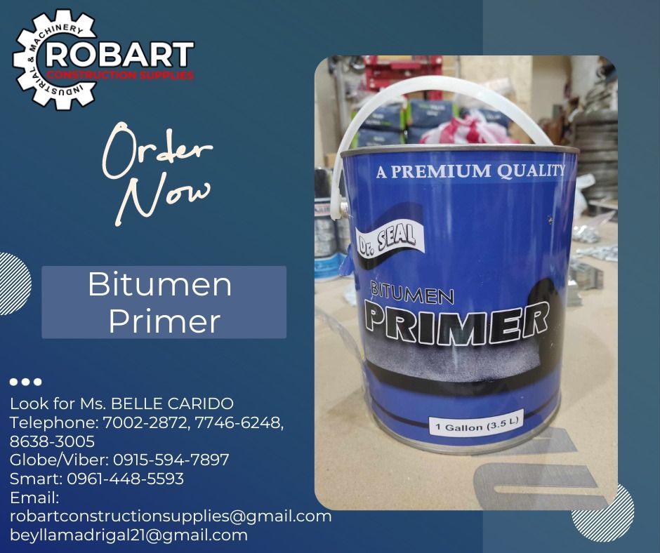 Bitumen Primer, Commercial & Industrial, Construction Tools & Equipment ...