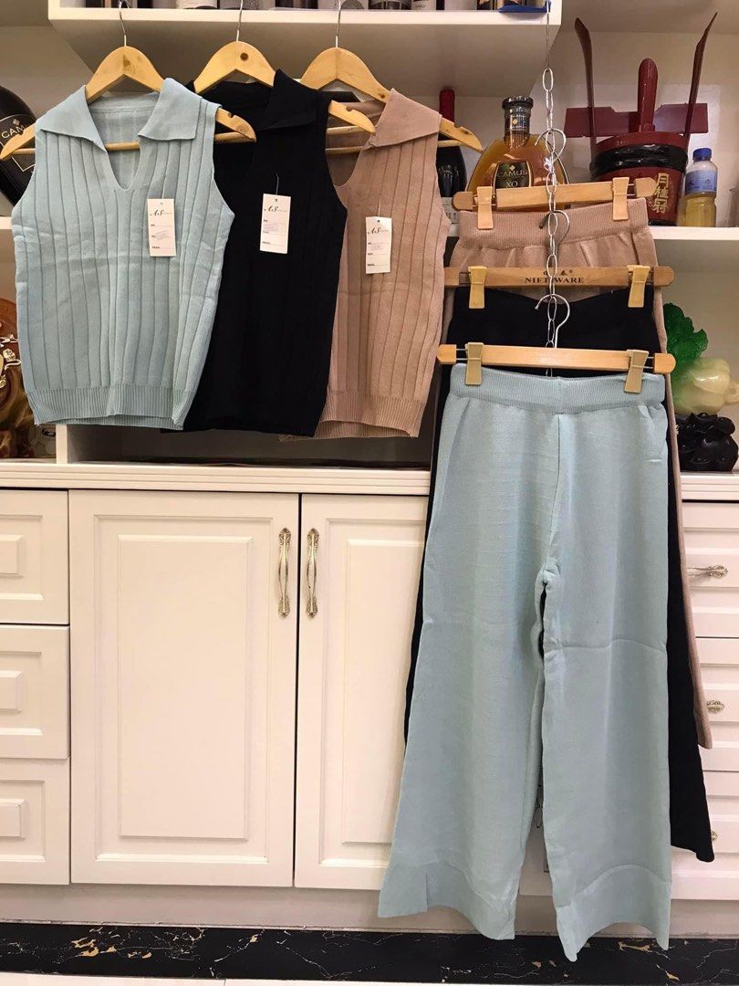 BKK Knitted Coords, Women's Fashion, Dresses & Sets, Sets or ...