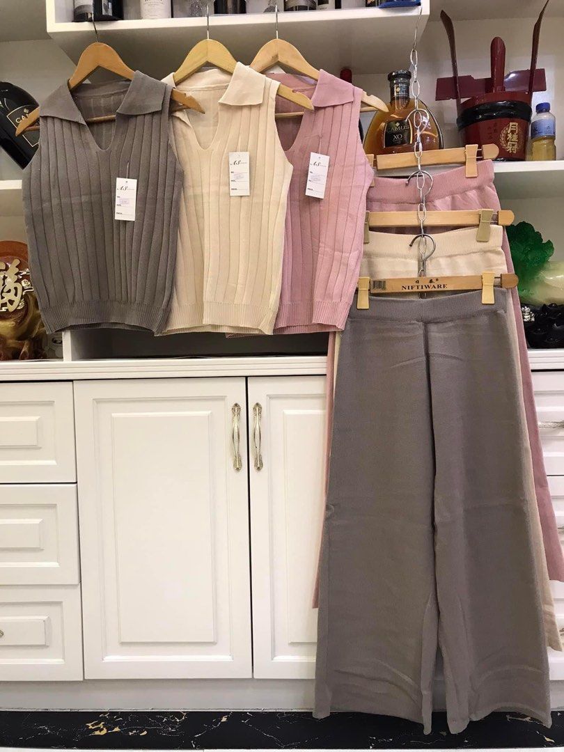 BKK Knitted Coords, Women's Fashion, Dresses & Sets, Sets or ...