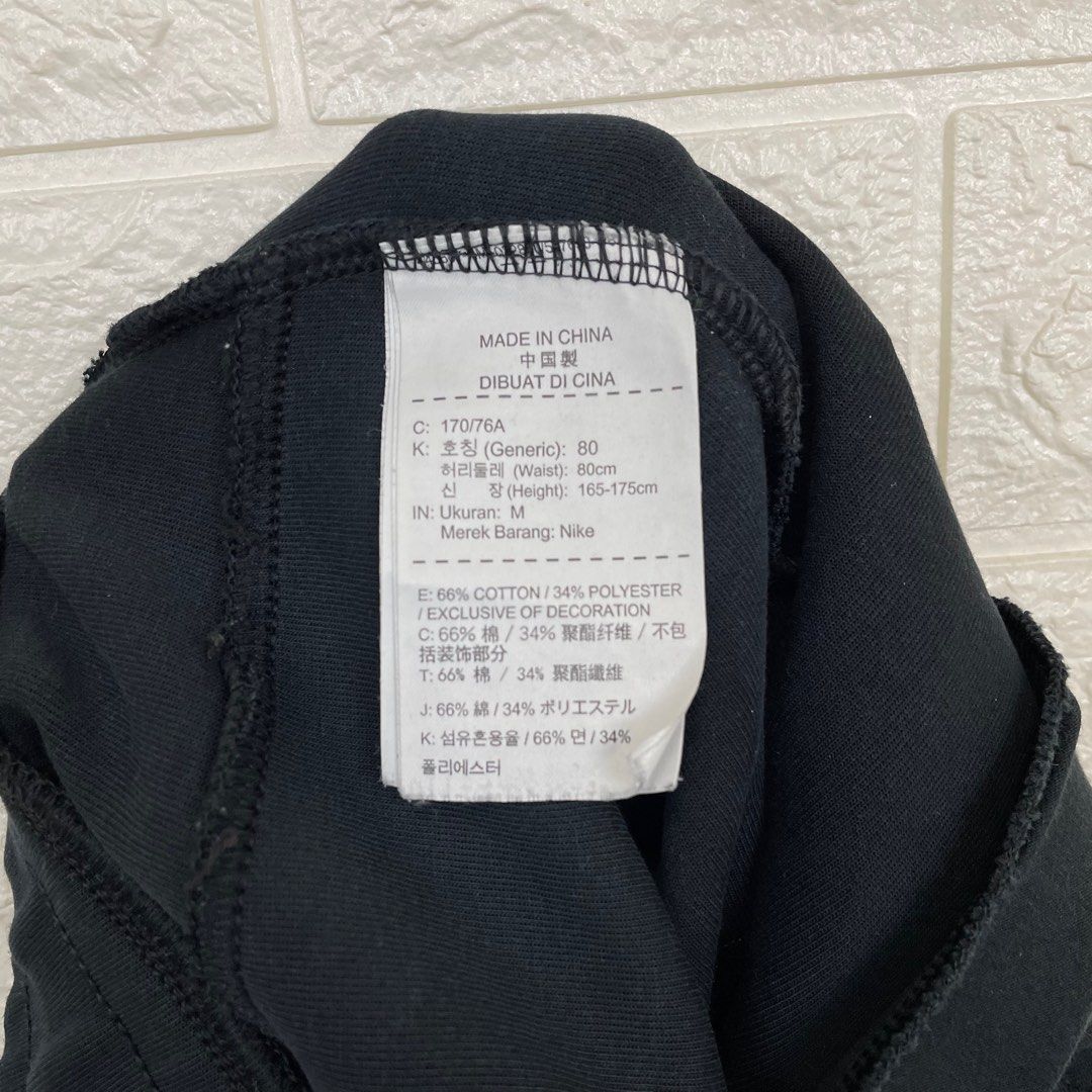 BLACK NIKE TECH FLEECE JOGGER (BLACK TAG), Men's Fashion, Bottoms ...