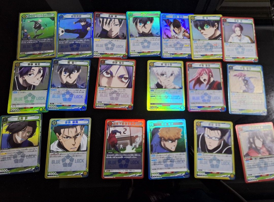 Bluelock cards union arena/ holographic tcg/ SR/ R*/ SR*/ R/ UC/ C ...