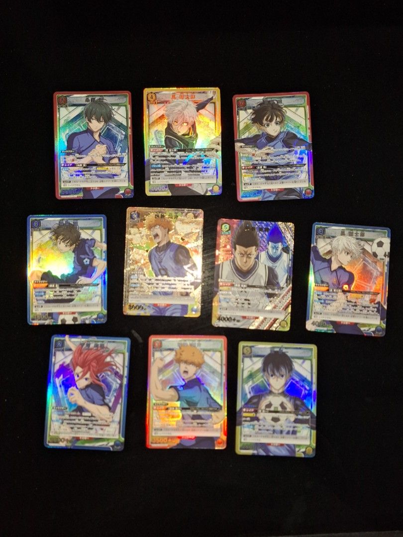 Bluelock cards union arena/ holographic tcg/ SR/ R*/ SR*/ R/ UC/ C ...