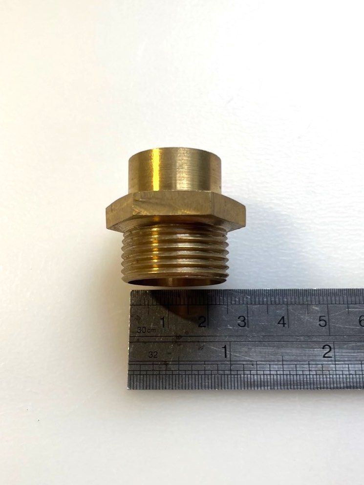 Brass Hex Pipe Fitting Bushing Adapter (new), Furniture & Home Living ...
