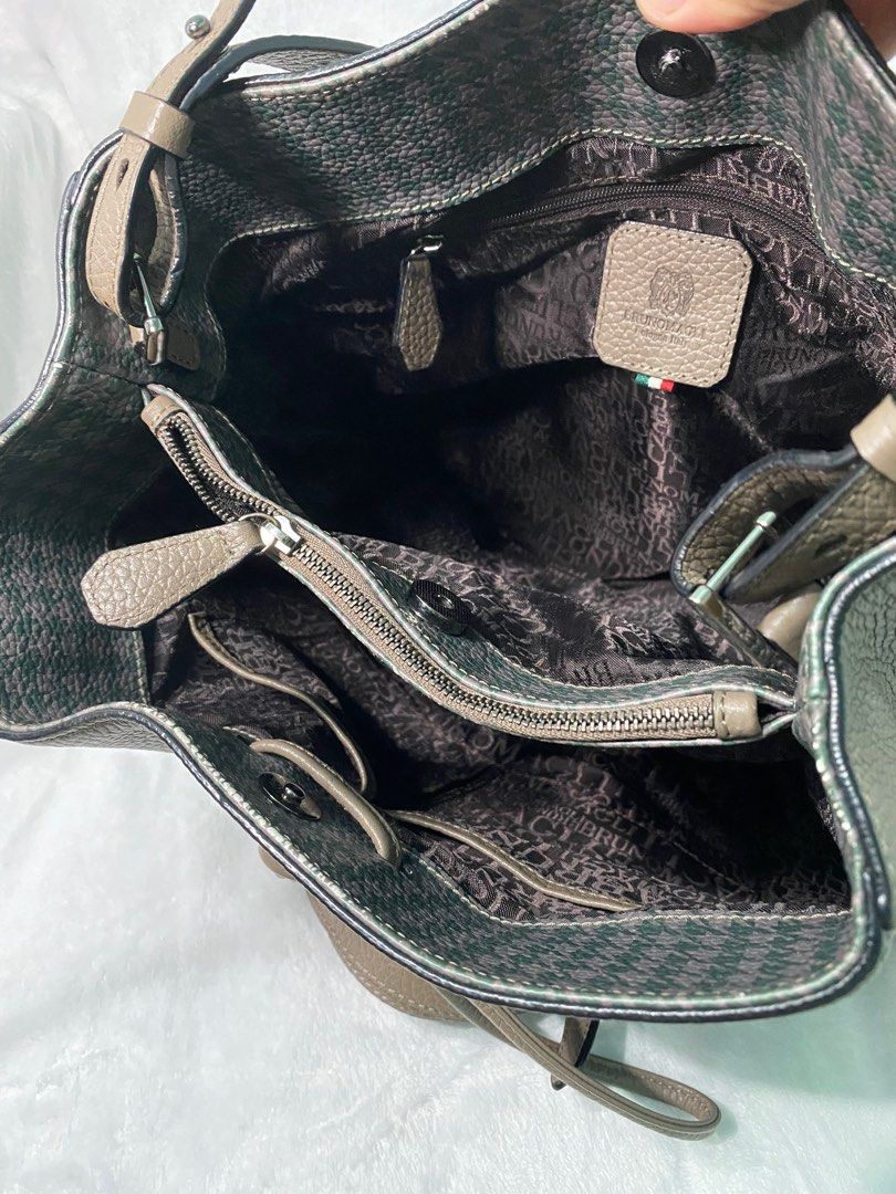 Bruno Magli Bucket Handbag with Sling, Luxury, Bags & Wallets on Carousell