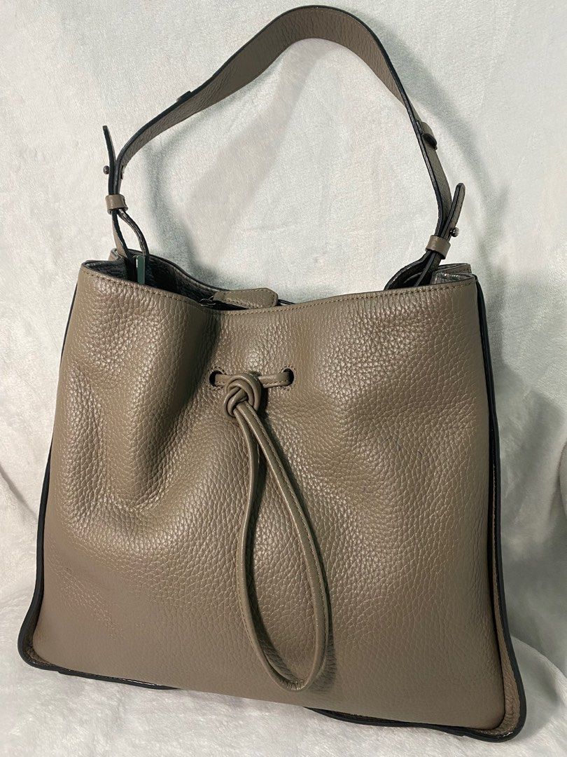 Bruno Magli Bucket Handbag with Sling, Luxury, Bags & Wallets on Carousell