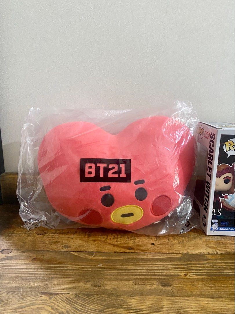 BT21 Tata Face Plush, Hobbies & Toys, Toys & Games on Carousell