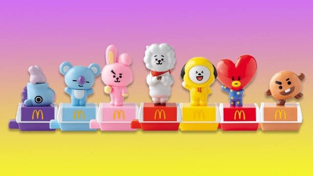 BTS Mcdo Happy Meal Toy, Hobbies & Toys, Toys & Games on Carousell