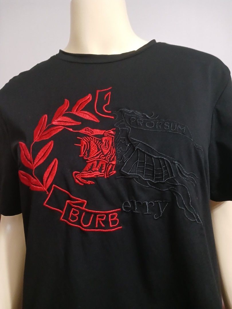 Burberry embroidery for men (XL), Women's Fashion, Tops, Shirts on ...