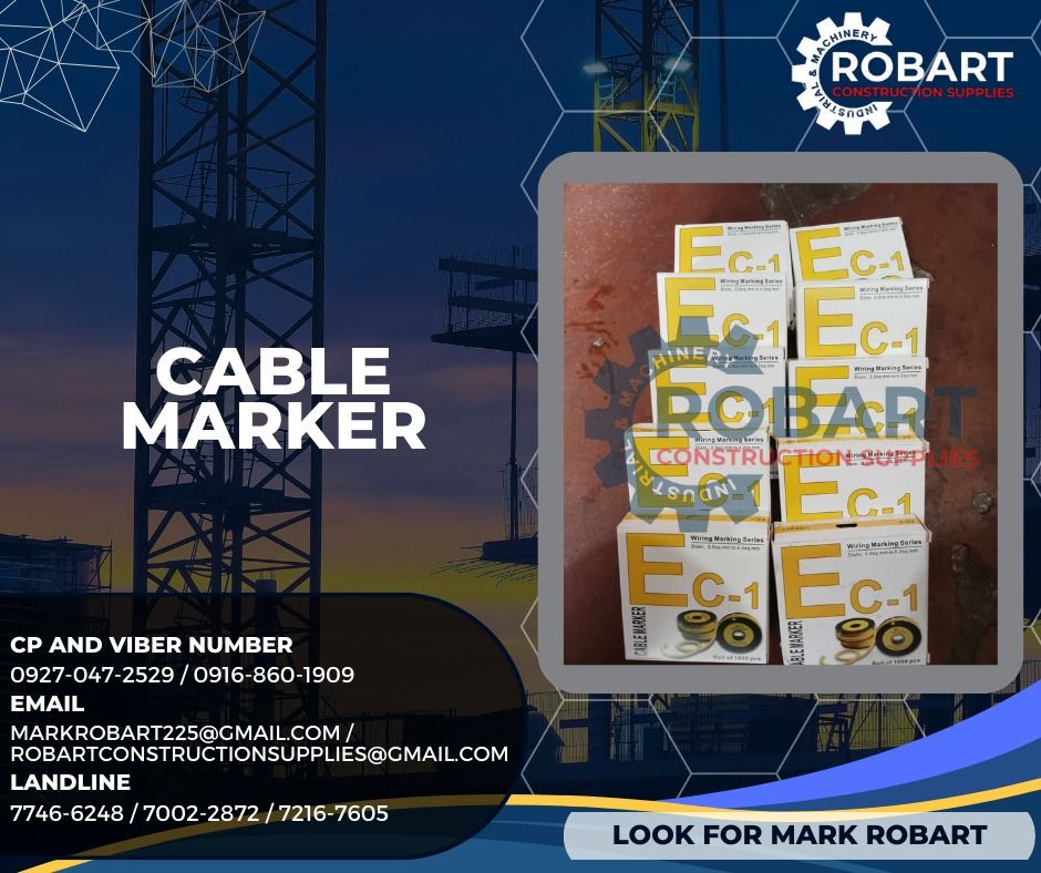 Cable Marker, Commercial & Industrial, Industrial Equipment on Carousell