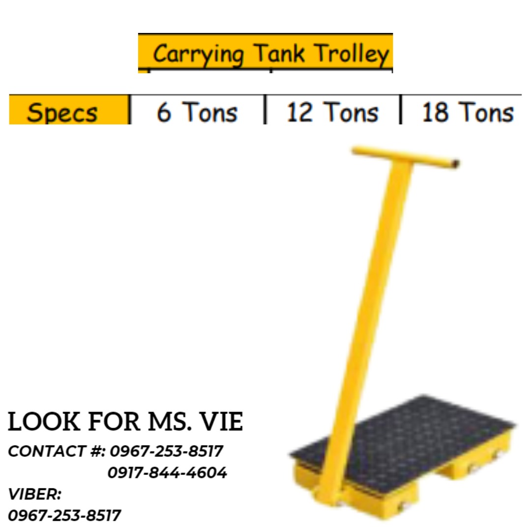 CARRYING TANK TROLLEY, Commercial & Industrial, Industrial Equipment on ...