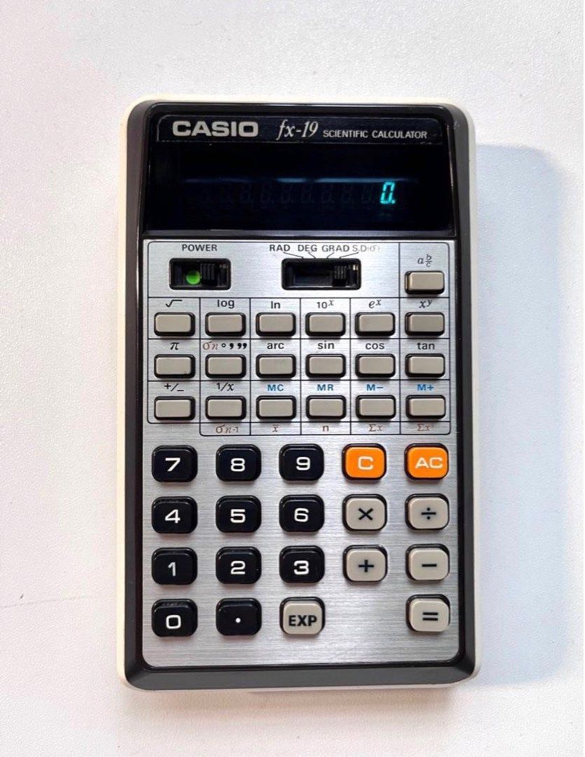 Casio FX-19 Calculator, Hobbies & Toys, Memorabilia & Collectibles ...